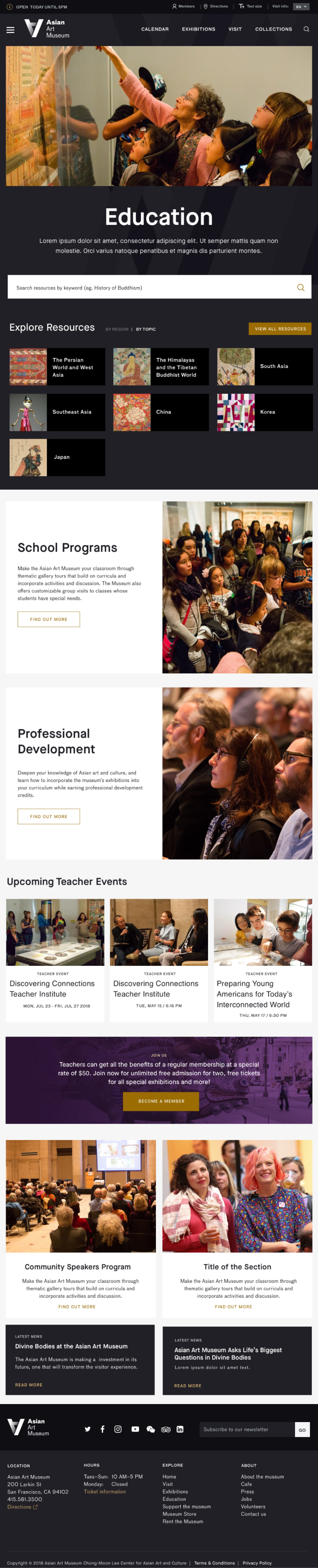 Asian Art Museum - Lion Interactive - A Digital Agency in Oakland ...